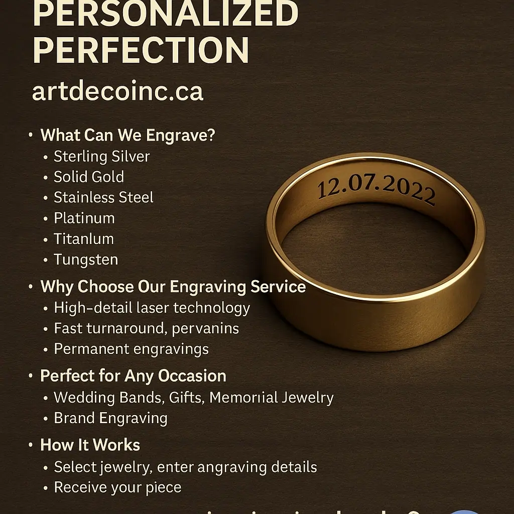 Inside Ring Engraving Toronto - Laser engraving Toronto